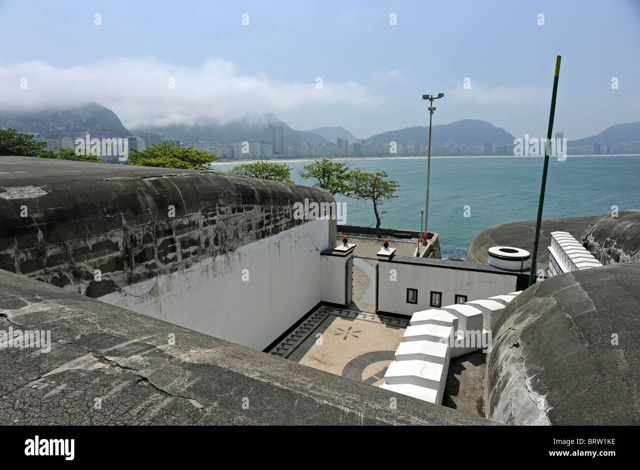 The Copacabana Fort in Rio de Janeiro Stock Photo - Alamy