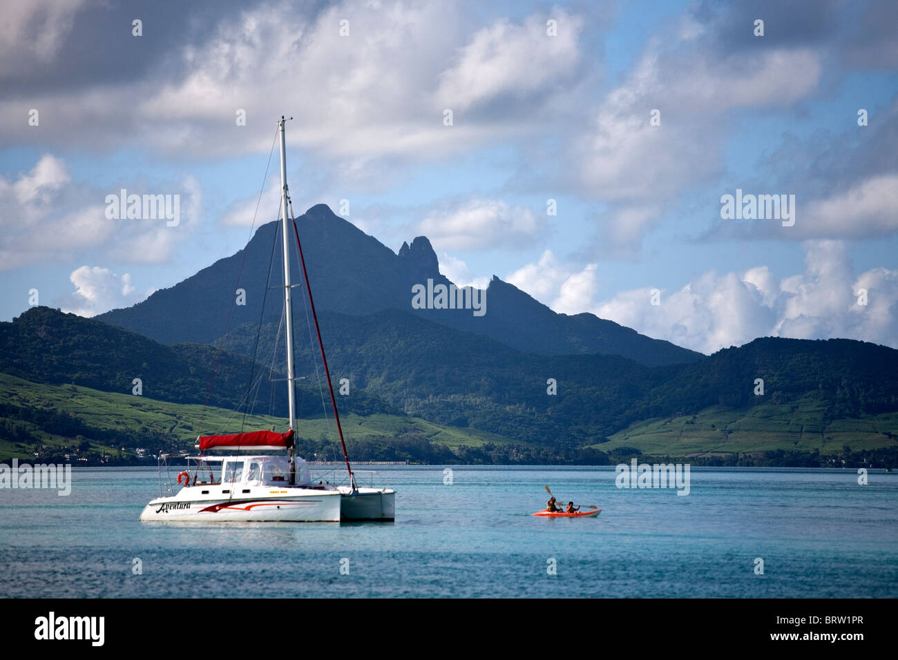 Mauritius beach view Stock Photo - Alamy