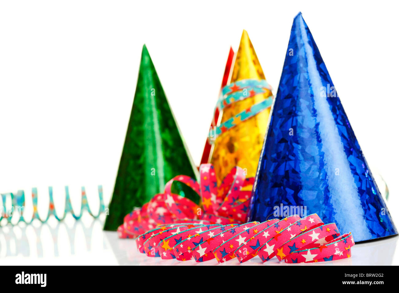 Party hats hat streamer streamers hi-res stock photography and images ...