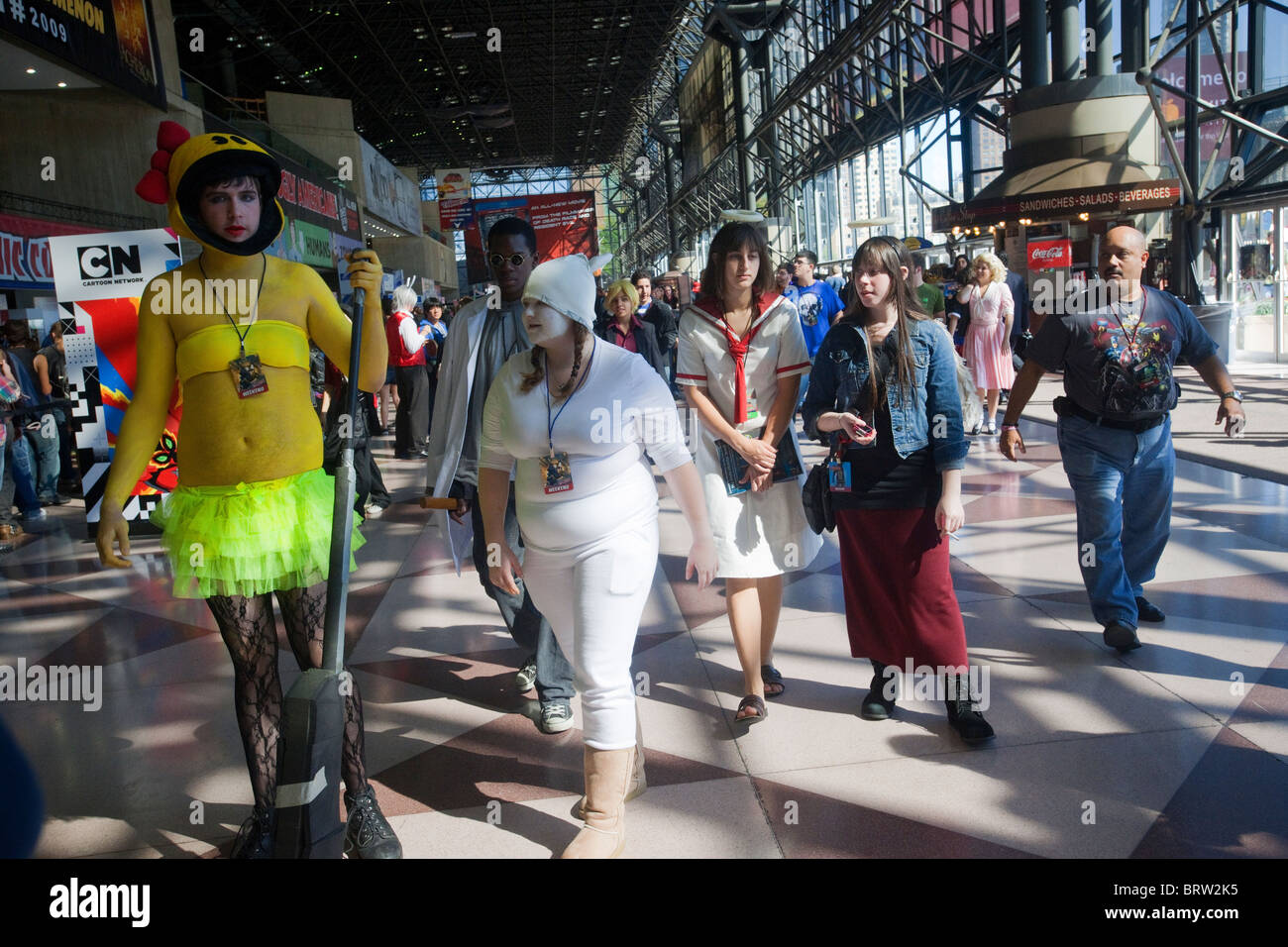 Thousands arrive at Comic Con at the Jacob Javits Convention Center in ...