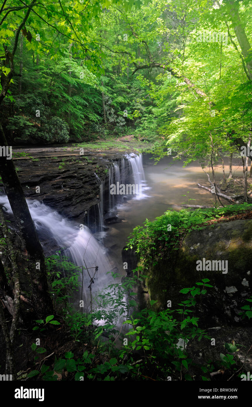 Princess falls waterfall on the lick creek trail Big South Fork ...