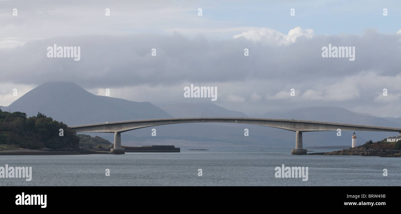Skye bridge and mountains of Skye Scotland October 2010 Stock Photo - Alamy