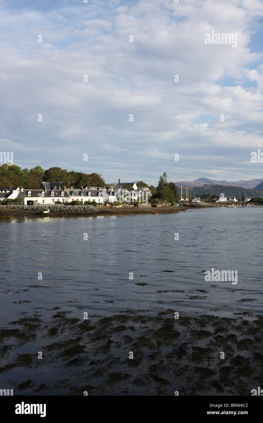 Plockton and Loch Carron Scotland October 2010 Stock Photo - Alamy