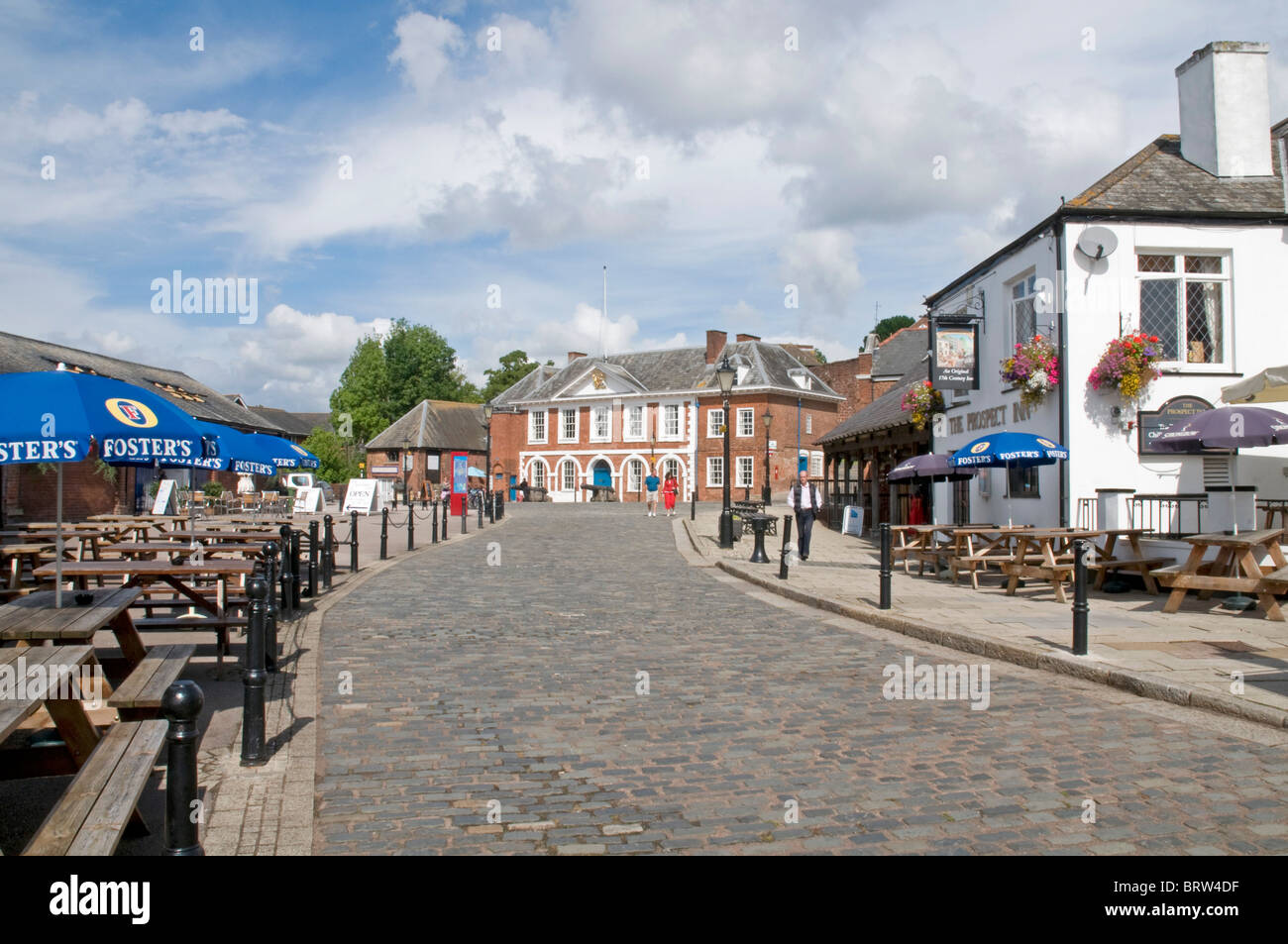 The Quay area beside the River Exe at Exeter Stock Photo - Alamy