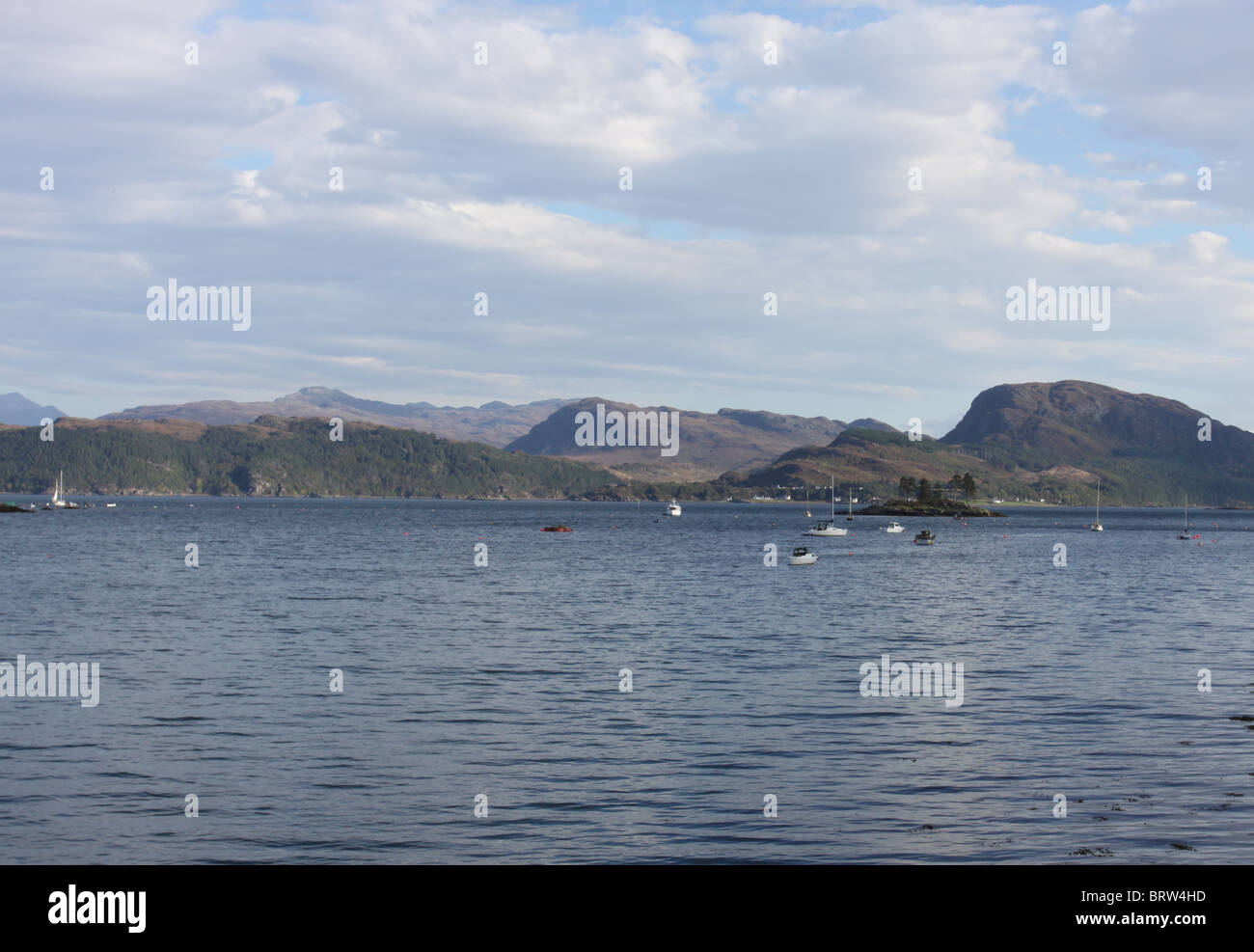 Loch Carron Scotland October 2010 Stock Photo - Alamy