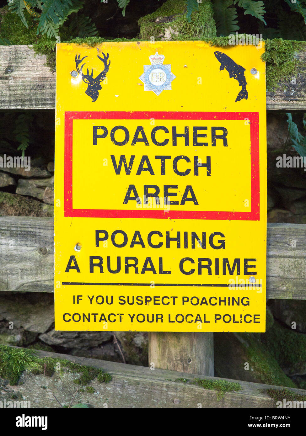 Poaching sign hi-res stock photography and images - Alamy