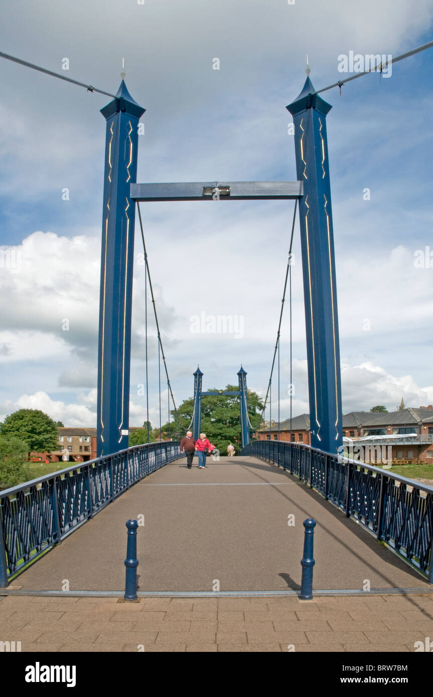 Cricklepit bridge across the River Exe at Exeter, Devon Stock Photo - Alamy
