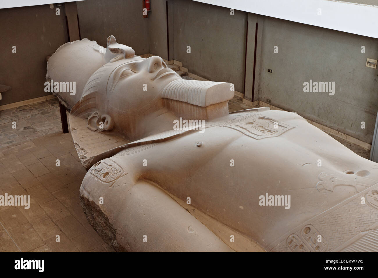 Giant statue of Ramses II, Memphis, Egypt, Arabia, Africa Stock Photo ...