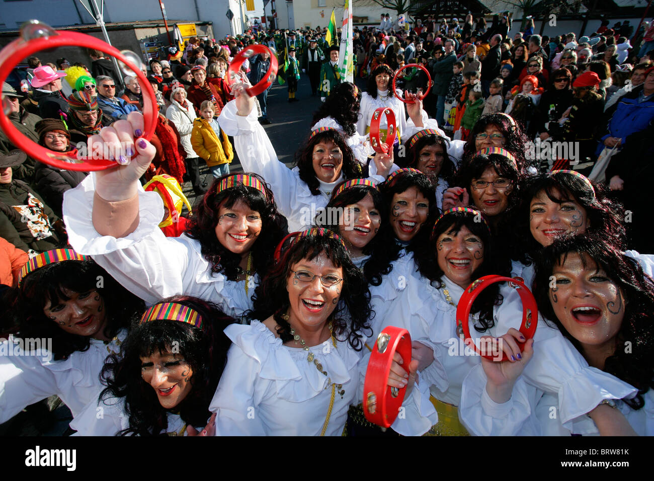 Carnival, Fat Thursday in Weitersburg, Rhineland-Palatinate, Germany ...