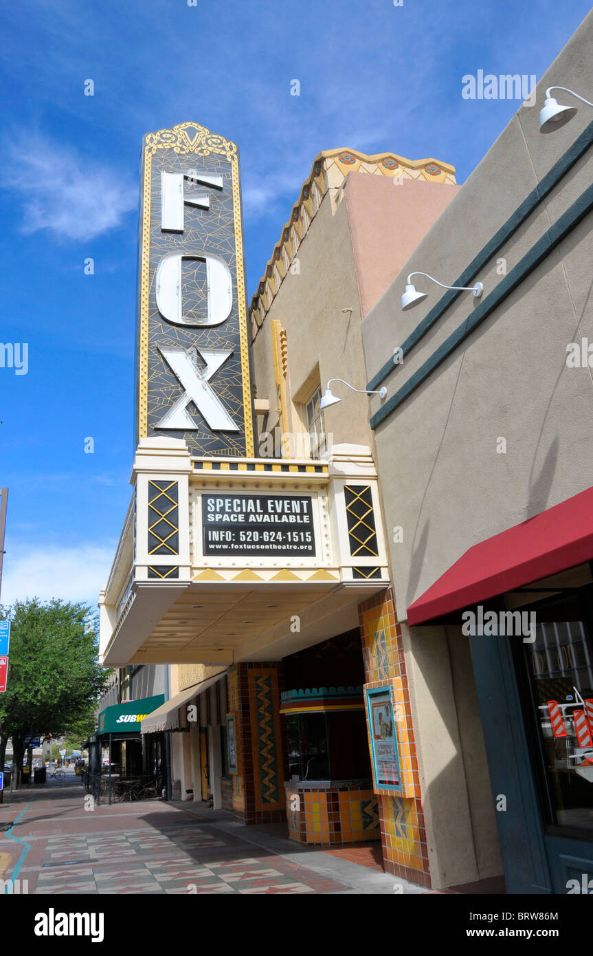 Fox Theater Downtown Tucson Arizona Stock Photo - Alamy