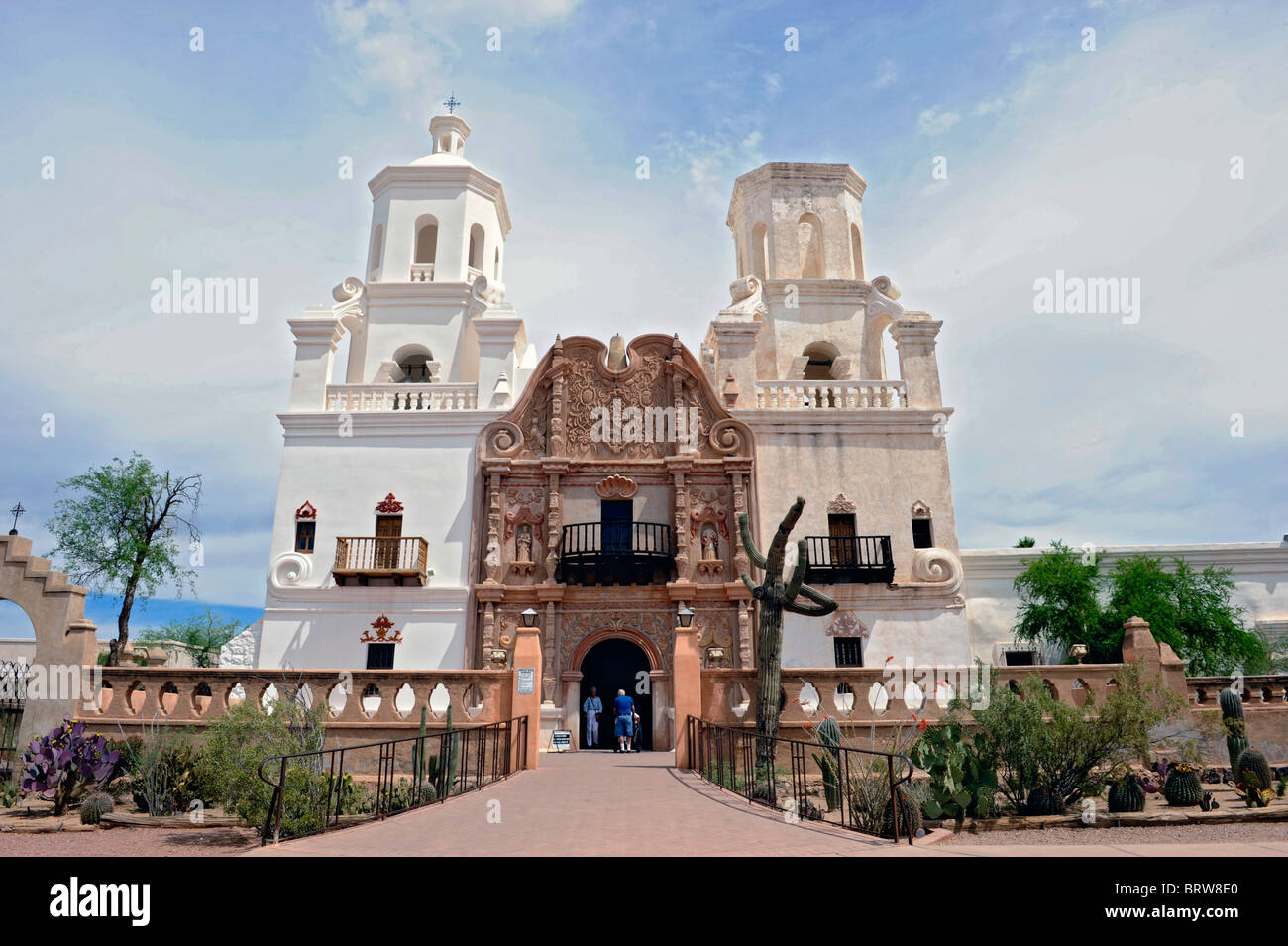 Mission San Xavier del Bac Tucson Arizona Stock Photo - Alamy