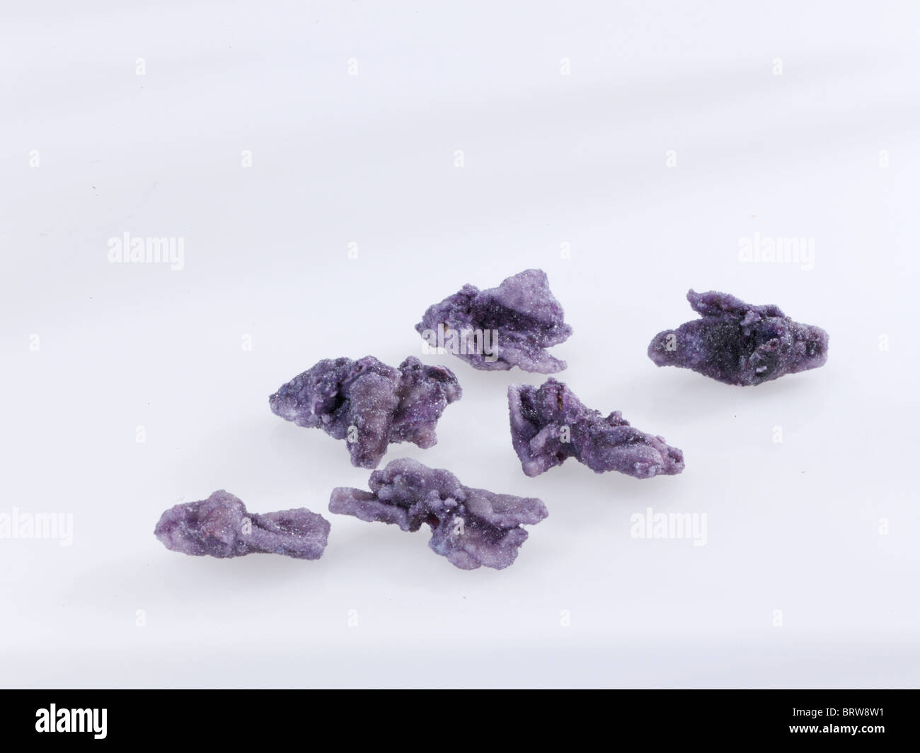 Candied violet petals Stock Photo - Alamy
