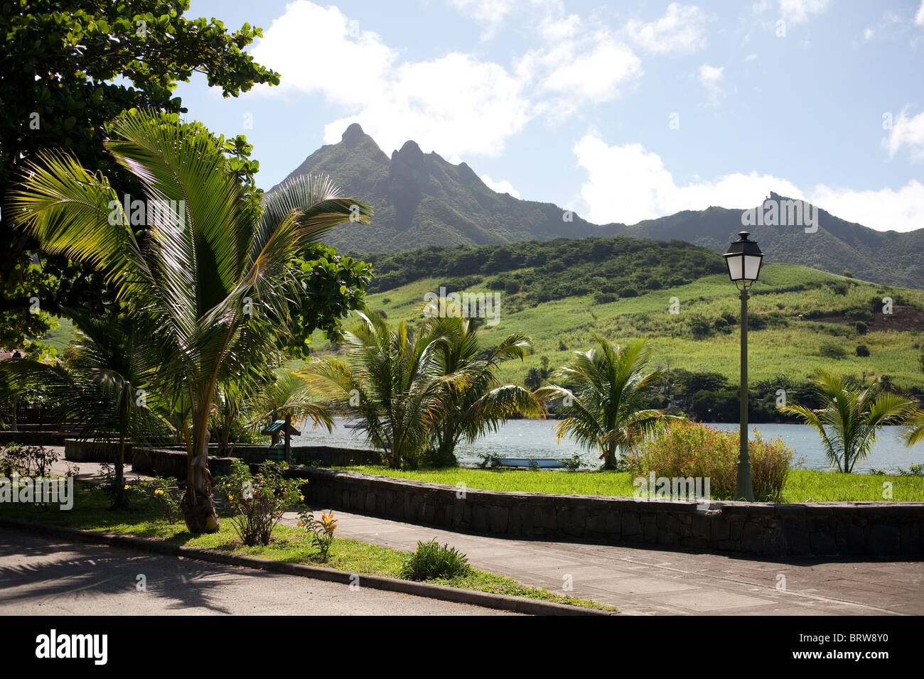 Mauritius beach view Stock Photo - Alamy
