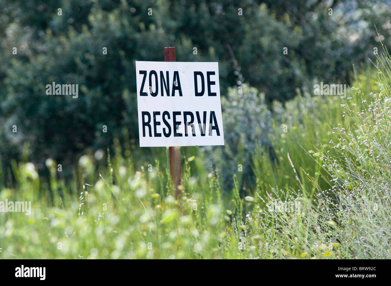 "reserve" plaque sign Stock Photo - Alamy
