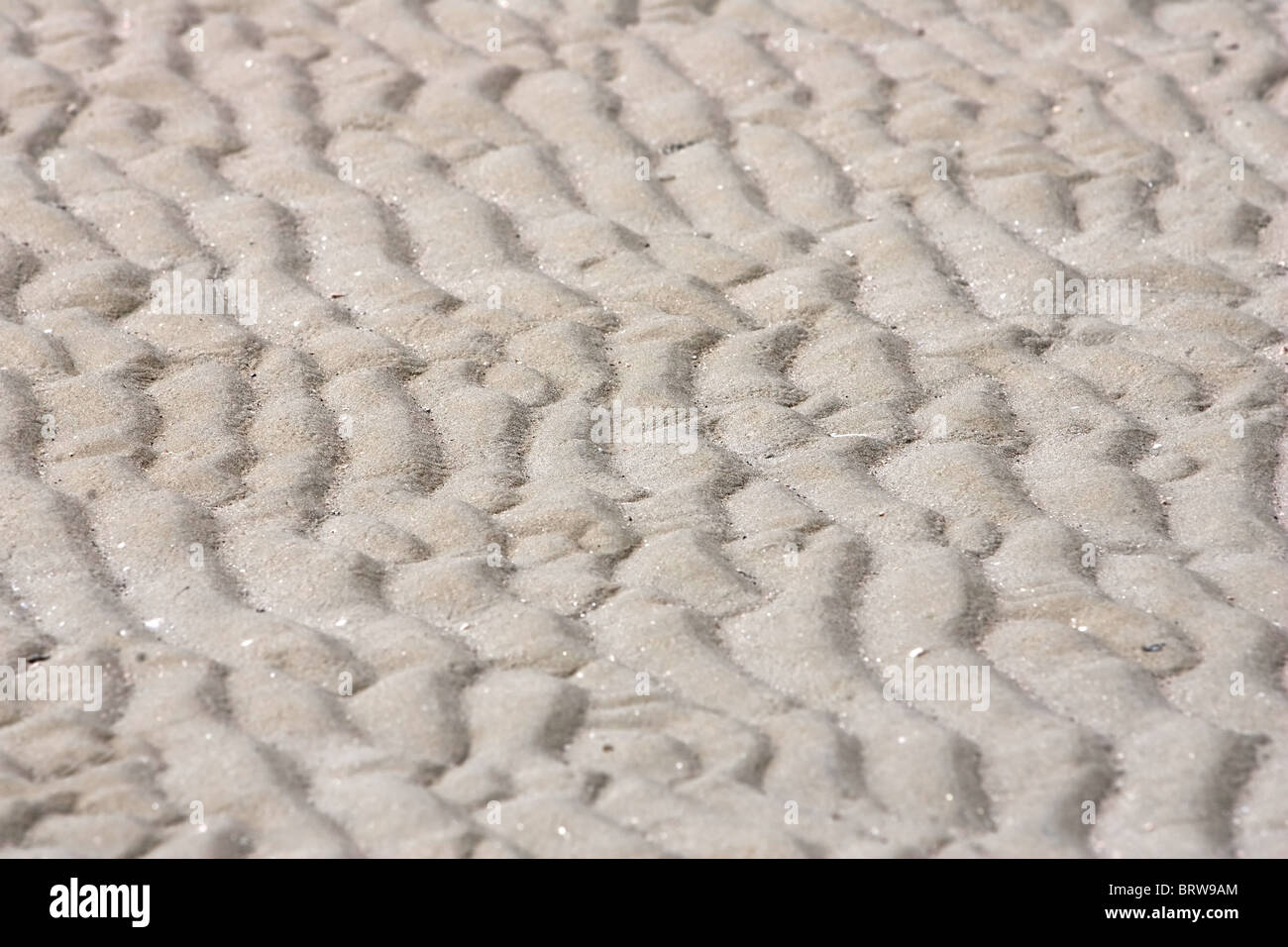 rippled beach sand texture Stock Photo - Alamy
