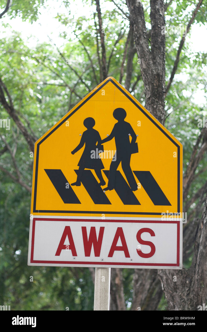 Malaysian street signs Stock Photo - Alamy
