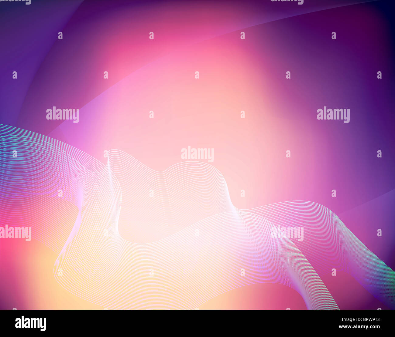 Abstract background of waveforms and color gradients Stock Photo - Alamy