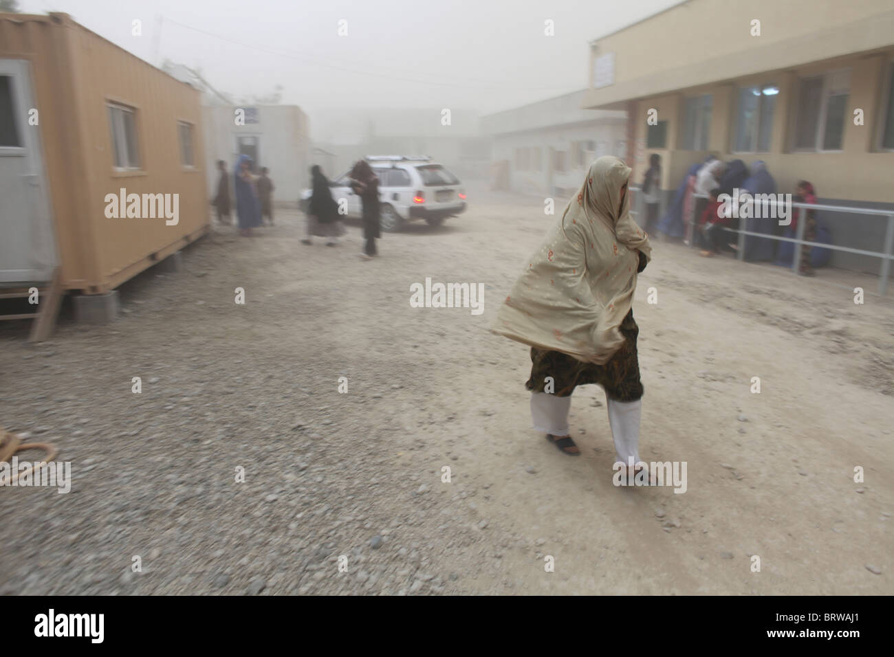 entrance of an Afghan hospital Stock Photo - Alamy