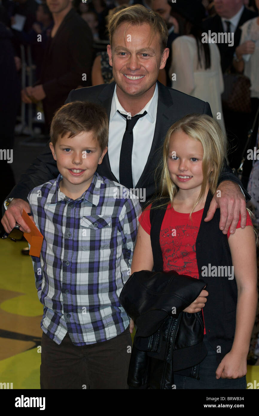 Jason Donovan and his children attend The London Uk Premiere of ...