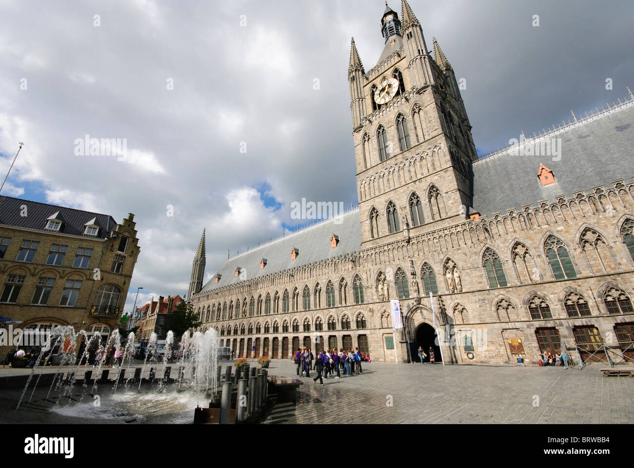 The Cloth Hall, Ypres, Belgium Stock Photo - Alamy
