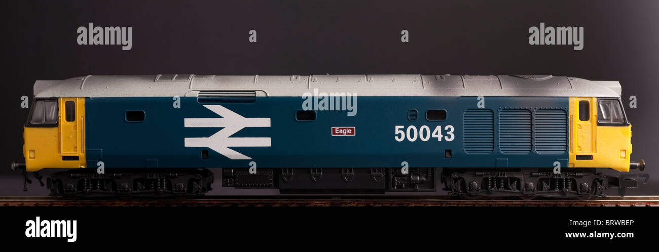 Class 50 Diesel Locomotive, BR Blue Large Logo livery Stock Photo - Alamy