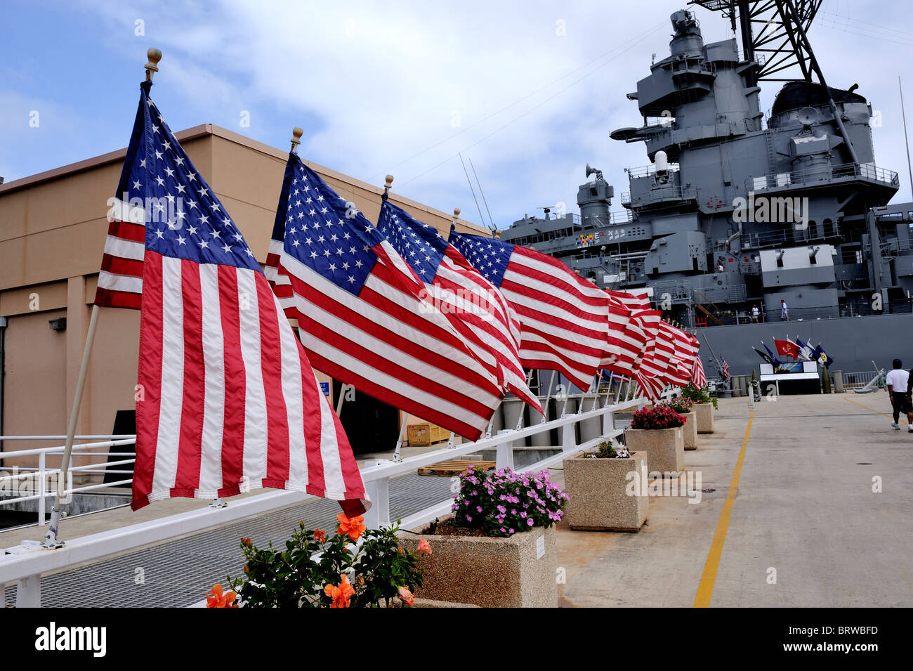 Uss Missouri And Uss Arizona High Resolution Stock Photography and ...
