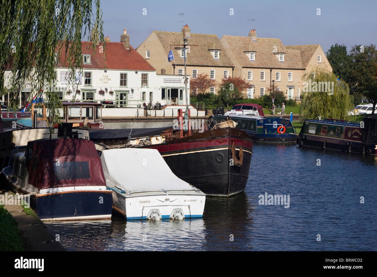 ely town centre cambridgeshire east anglia england uk gb Stock Photo ...