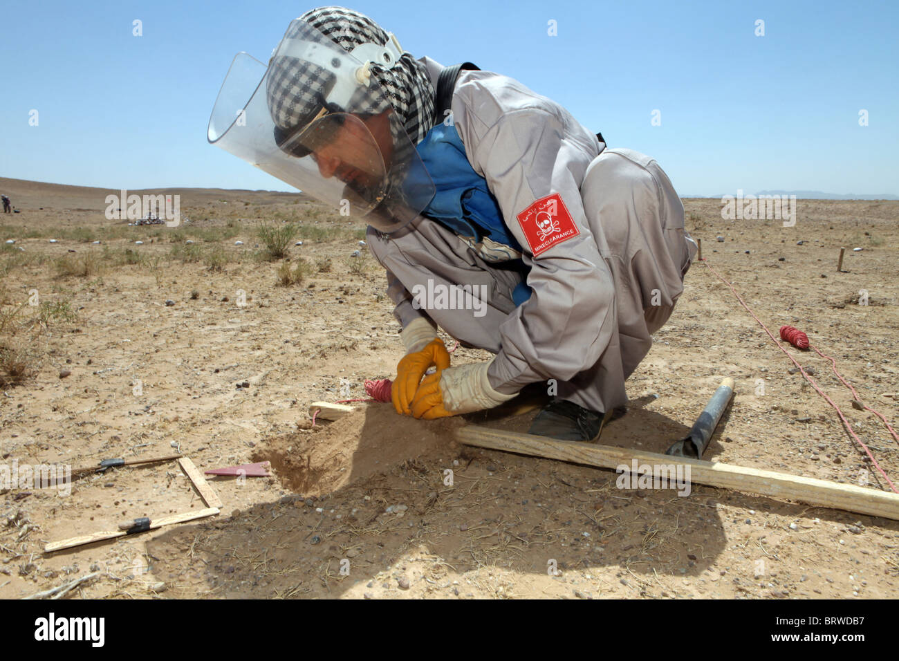 Mine clearing afghanistan hi-res stock photography and images - Alamy