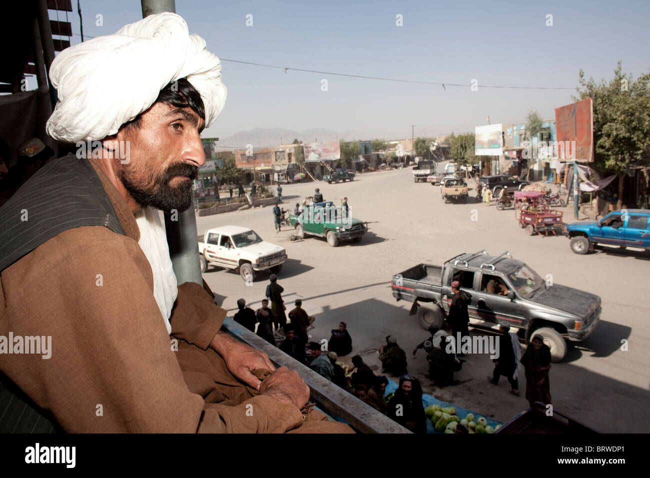 Afghan man in tarin kowt, Afghanistan Stock Photo - Alamy