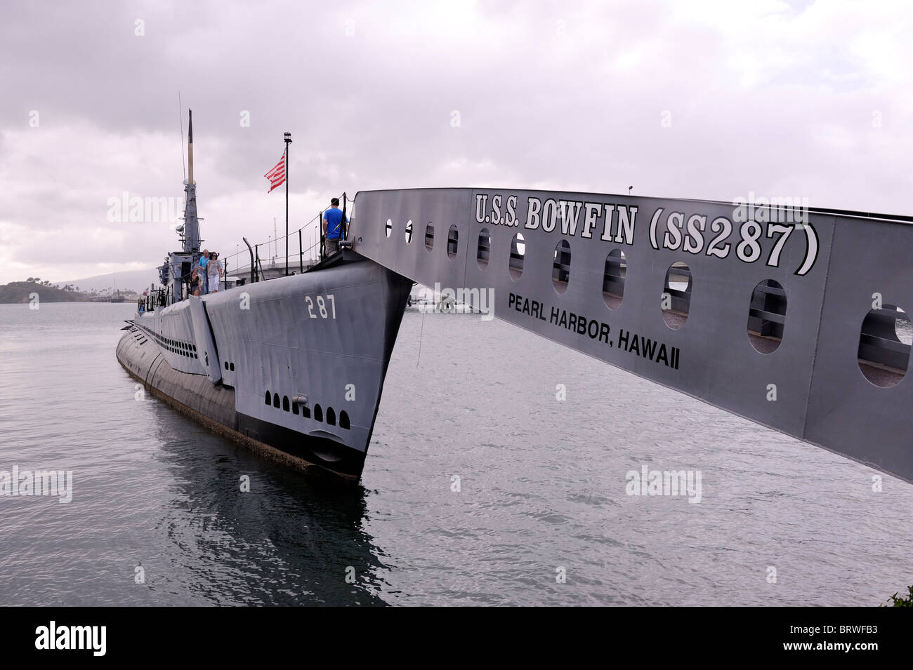 WW2 submarine, USS Bowfin. USS Bowfin Submarine Museum & Park, part of ...