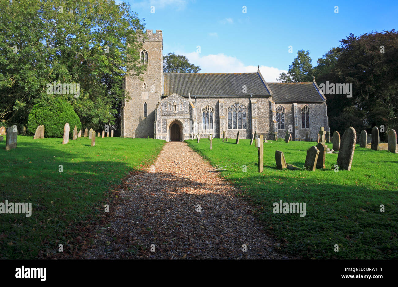 The Church of All Saints at East Tuddenham, Norfolk, England, United ...