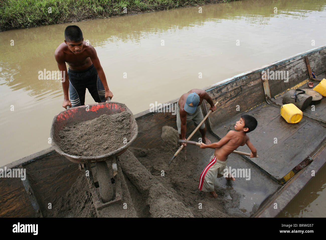 sand sellers in colombia Stock Photo - Alamy