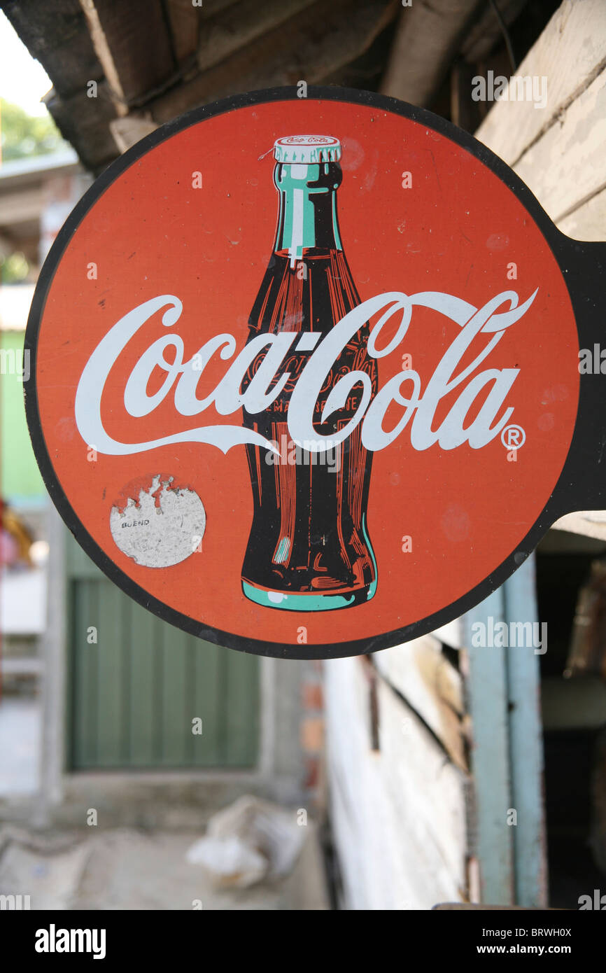 coca cola in colombia Stock Photo - Alamy