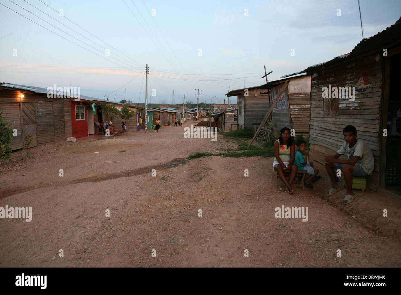 slum inhabitants in Colombia Stock Photo - Alamy