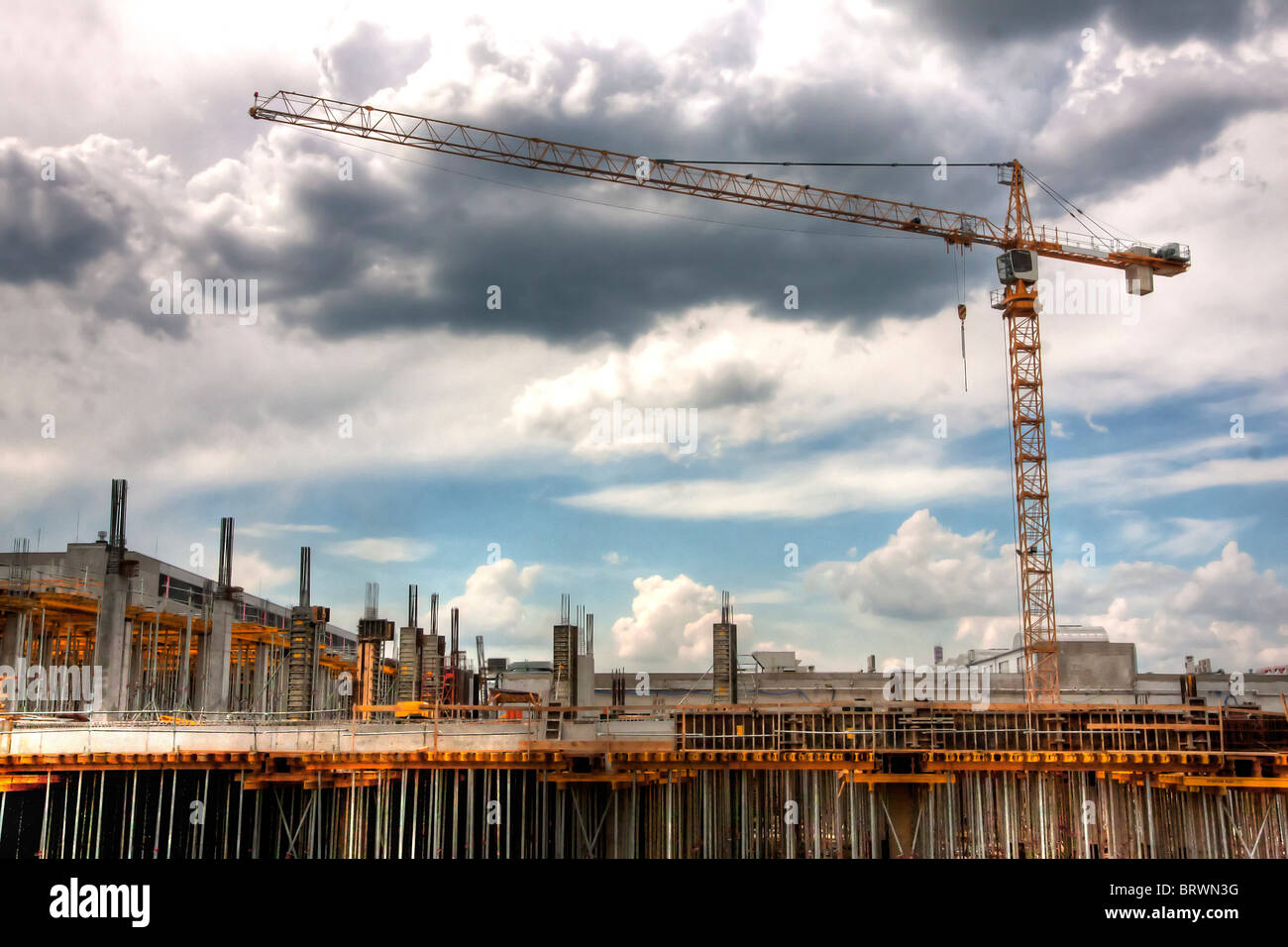 Construction work site Stock Photo - Alamy