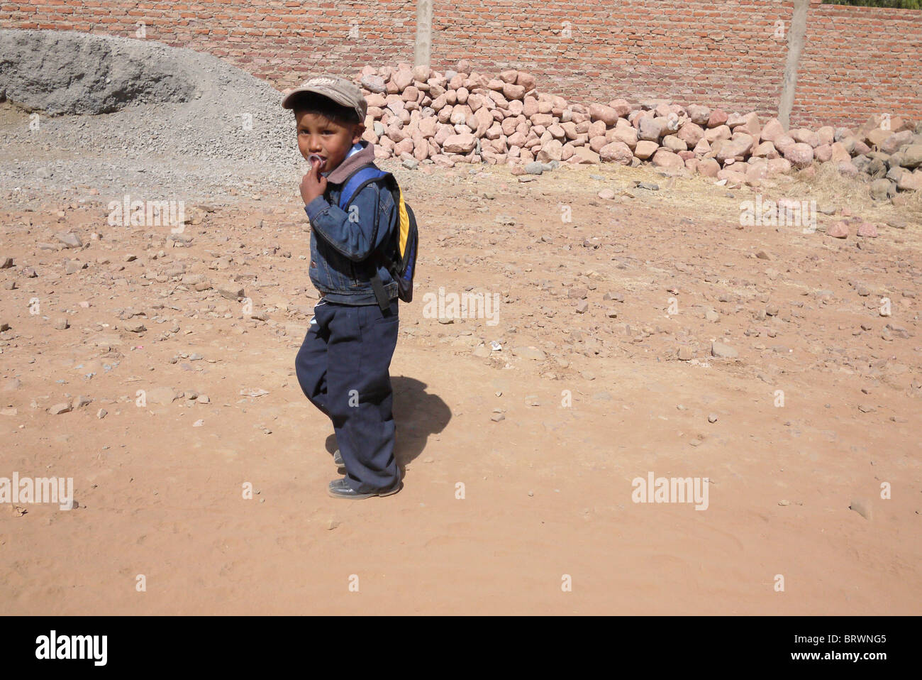 BOLIVIA Boy in Nueva Veracruz, Cochabamba. photograph by Sean Sprague ...