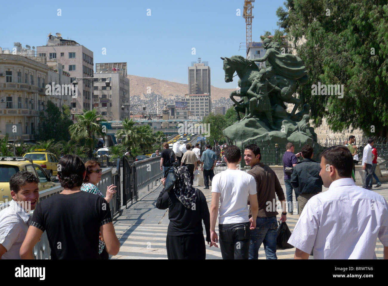 SYRIA Street scene, Damascus. PHOTOGRAPH by Sean Sprague Stock Photo ...