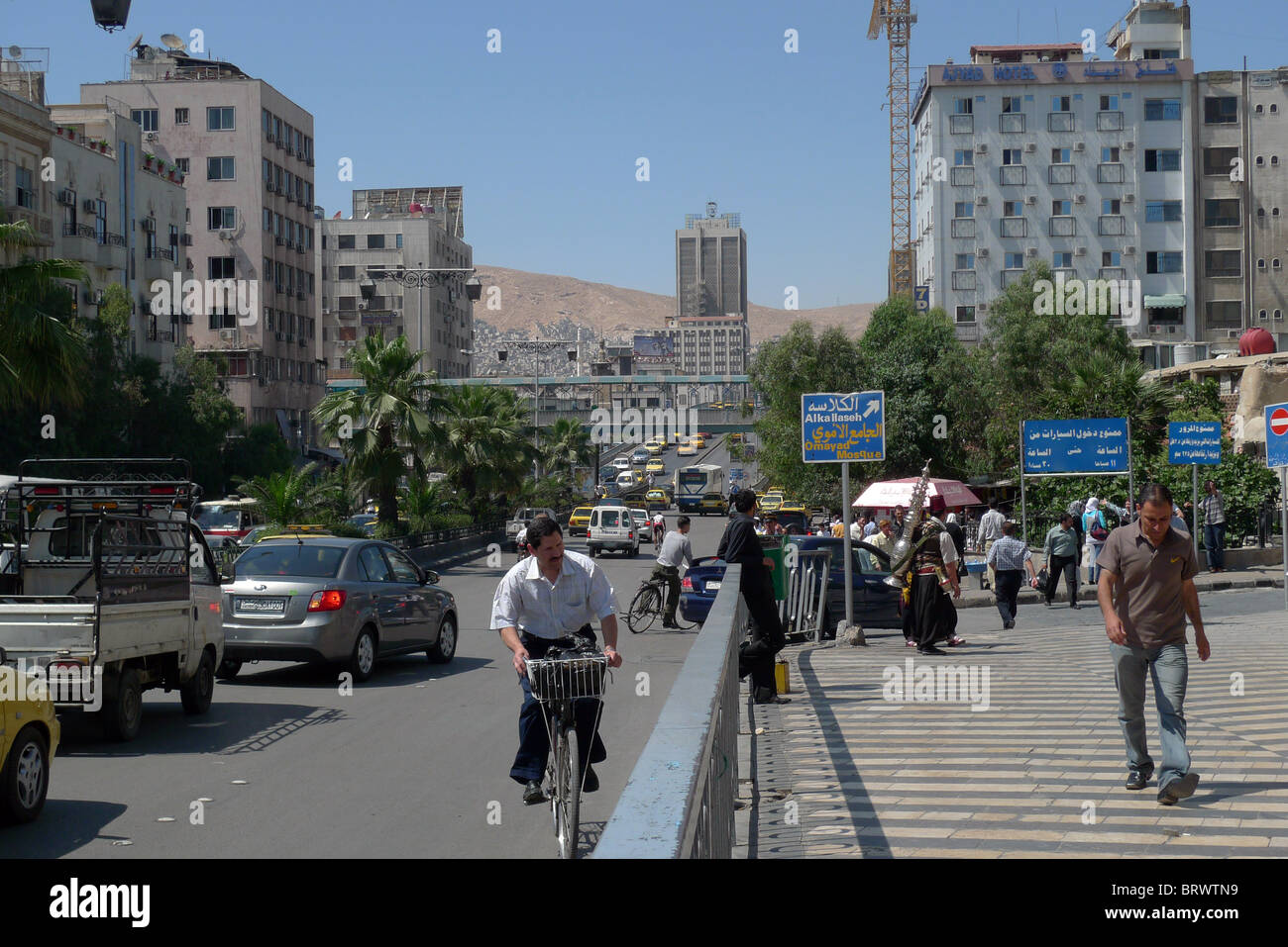 SYRIA Street scene, Damascus. PHOTOGRAPH by Sean Sprague Stock Photo ...
