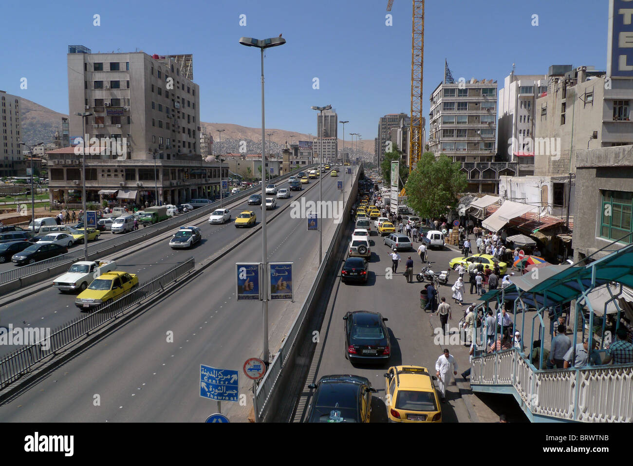 Syria street scene damascus photograph hi-res stock photography and ...