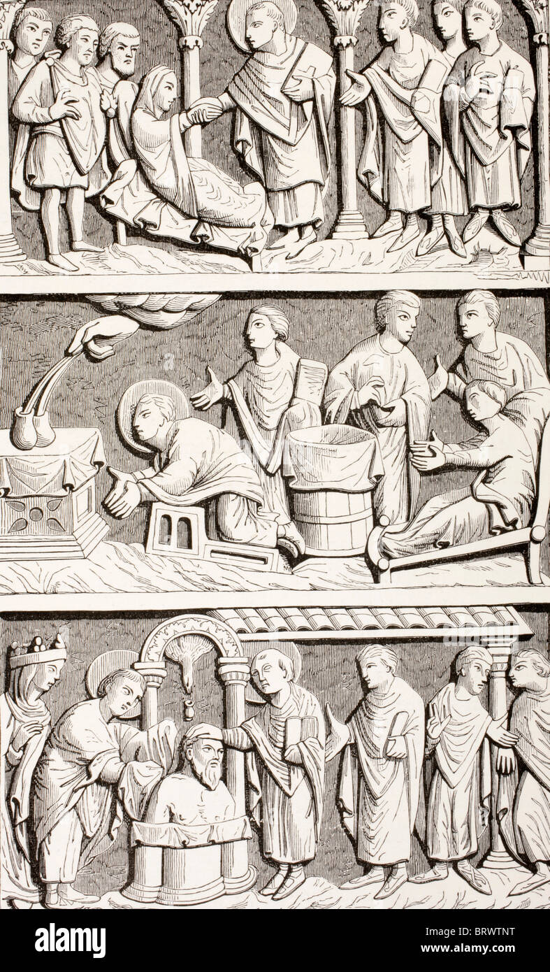 Saint Remigius, Remy or Remi Stock Photo - Alamy