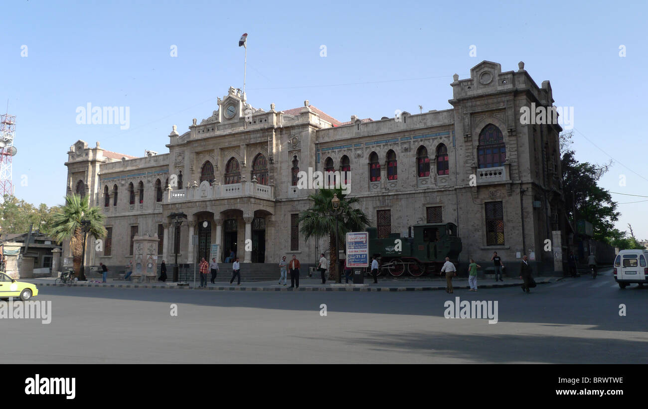 SYRIA The old railway station of Damascus. PHOTOGRAPH by Sean Sprague ...