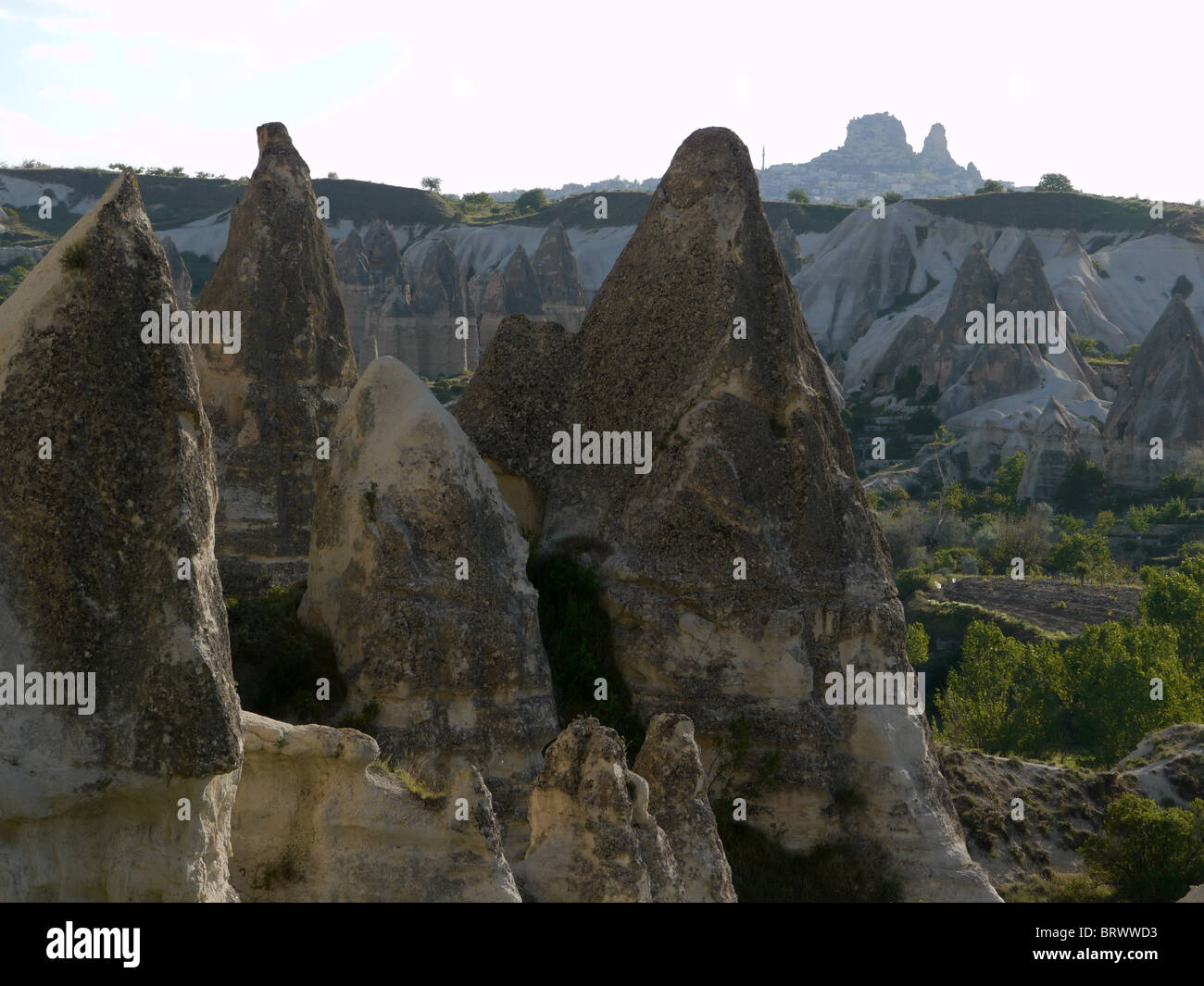 TURKEY Cave dwellings at Goreme, Cappadocia. photo by Sean Sprague ...