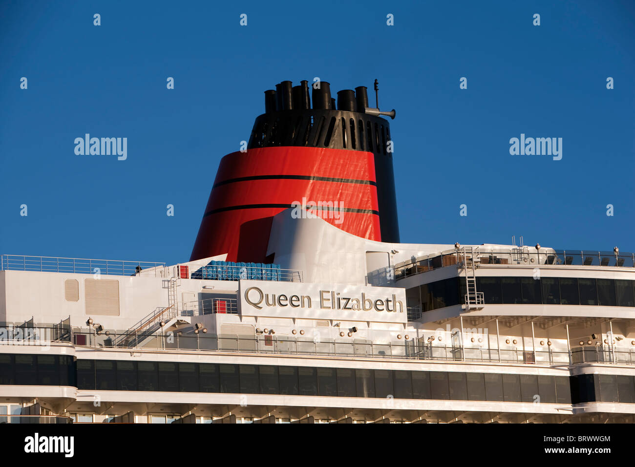Cunard's latest passenger cruise line Queen Elizabeth at the Cruise ...