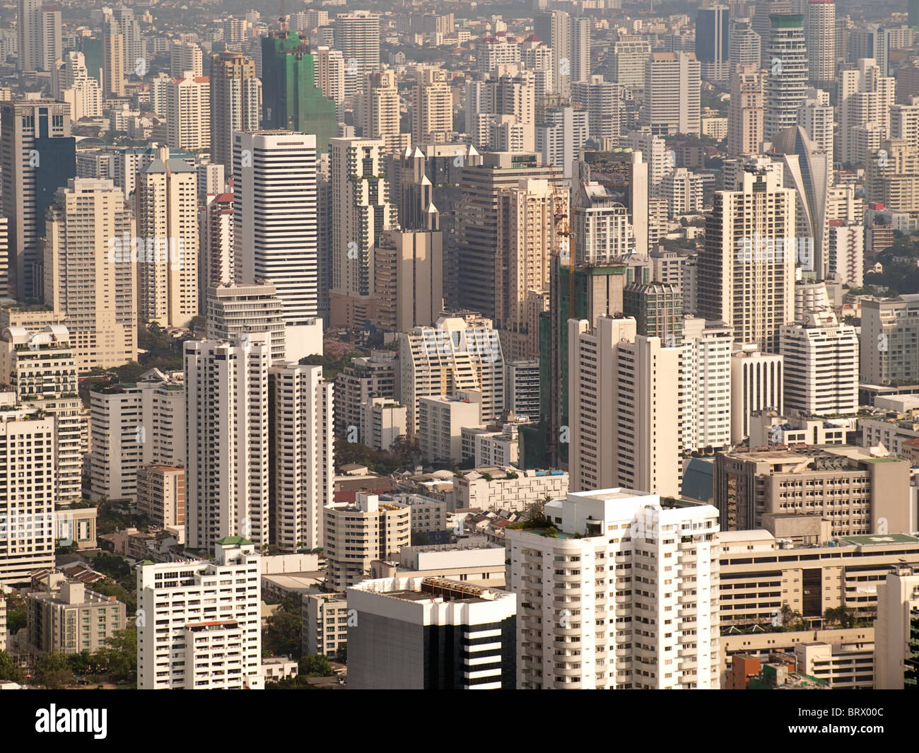 cityscape of Bangkok city in the late afternoon , Thailand,SE Asia ...