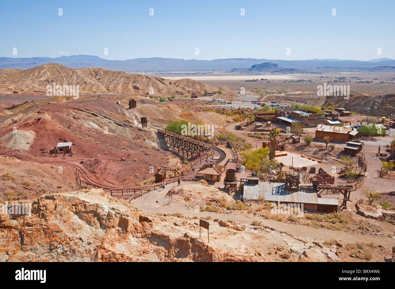 Calico ghost town. Abandoned mining town. Nevada, USA Stock Photo - Alamy