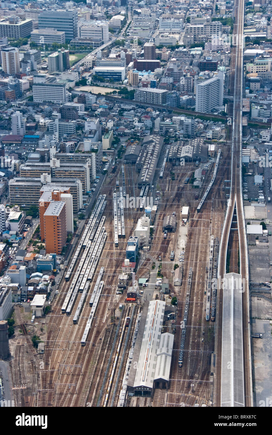 View to railway yard hi-res stock photography and images - Alamy