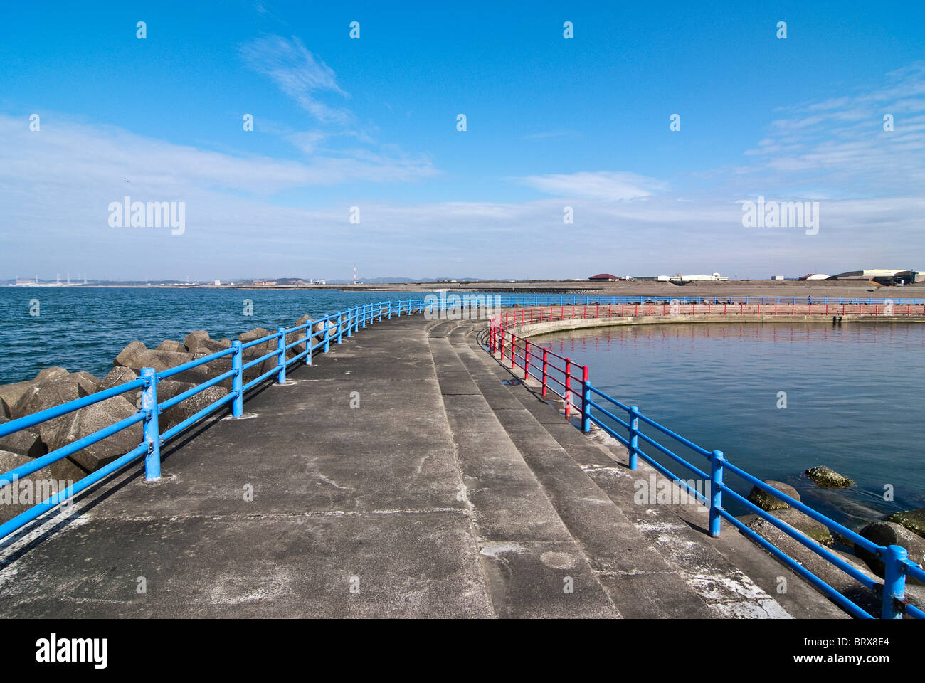 Promenade at Waterfront Stock Photo - Alamy