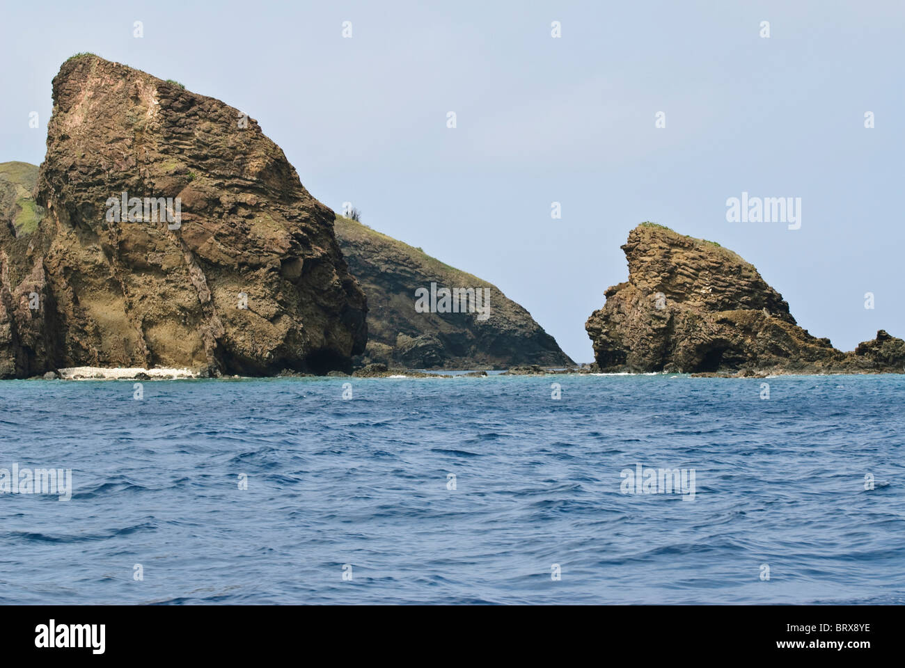 Rock Formations in Sea Stock Photo - Alamy