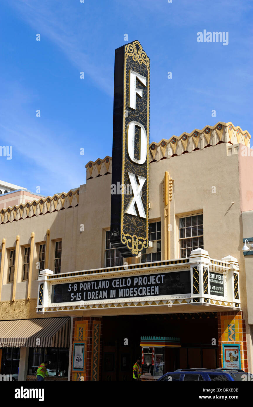 Fox Theater Downtown Tucson Arizona Stock Photo - Alamy