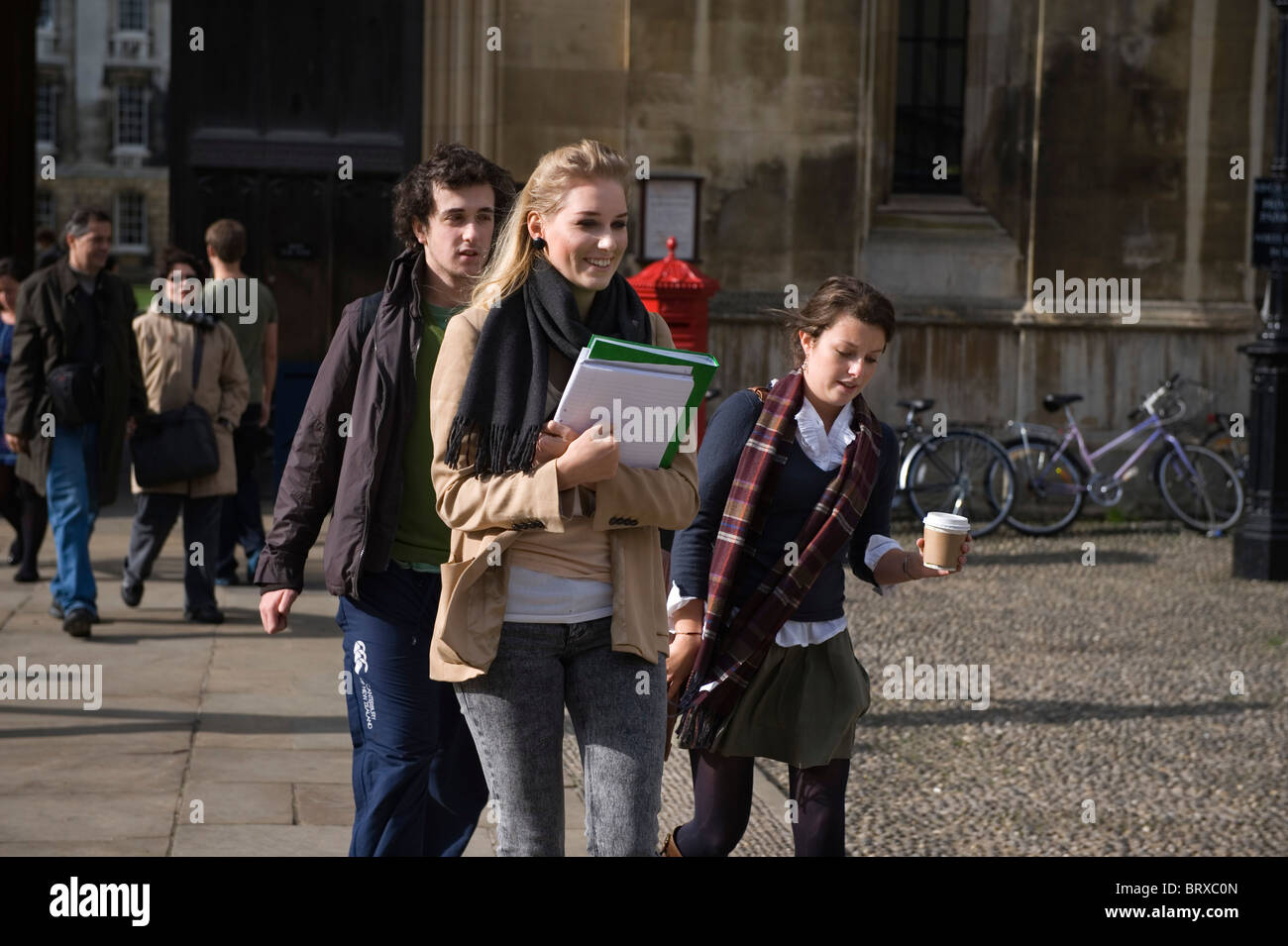 Cambridge University Students, Cambridge, Britain, UK Stock Photo - Alamy